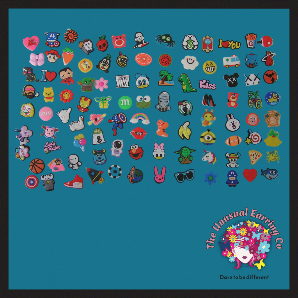 Jibbitz - Selection Of 100 - JBTZ » The Unusual Earring Co